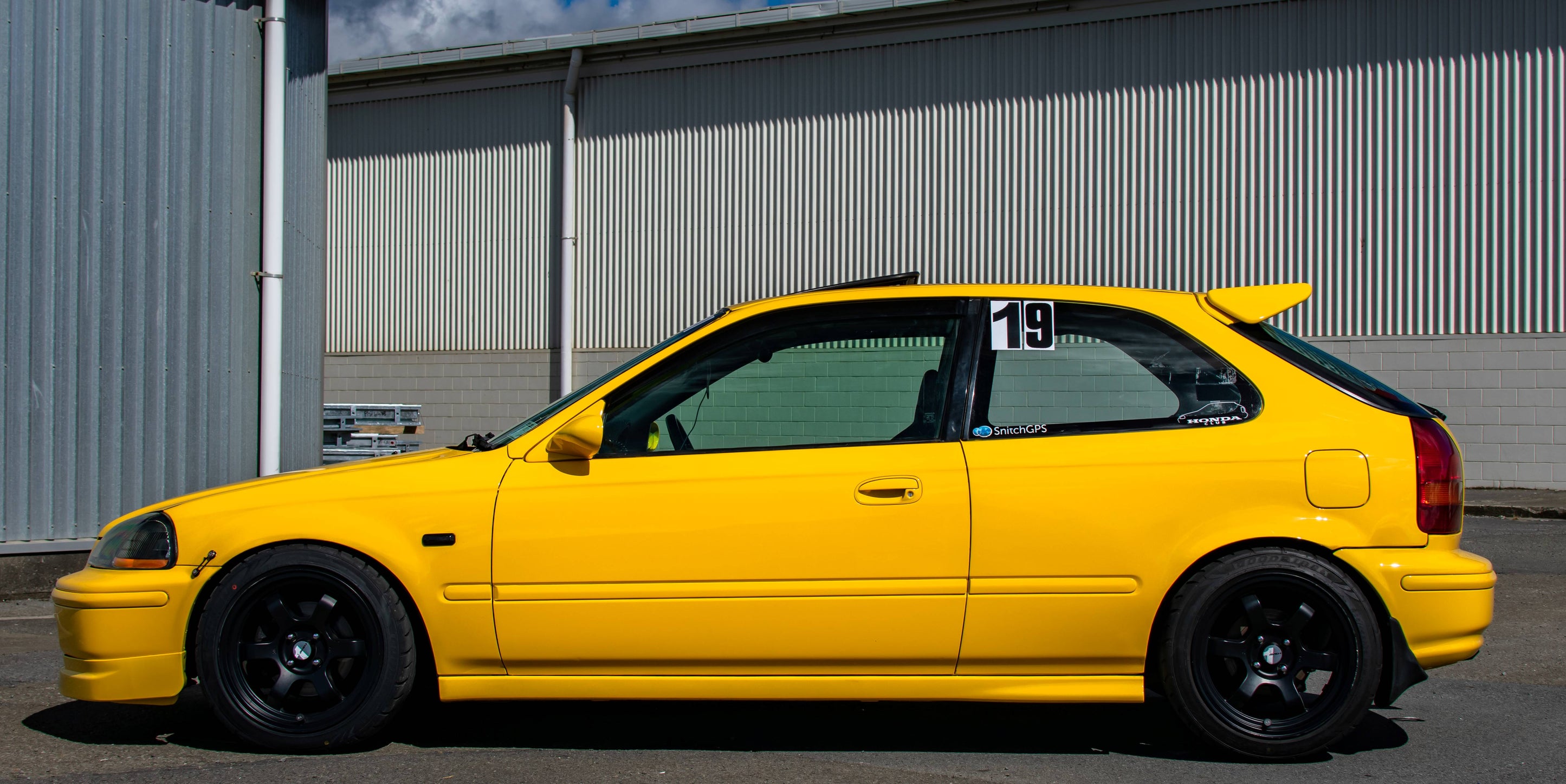 Honda Civic EK CTR (Type R) Style Rear Wing / Spoiler (Plastic ...