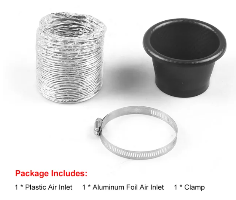 Universal Front Bumper Air Intake Vent / Brake Duct Vent Kit - Multipl ...